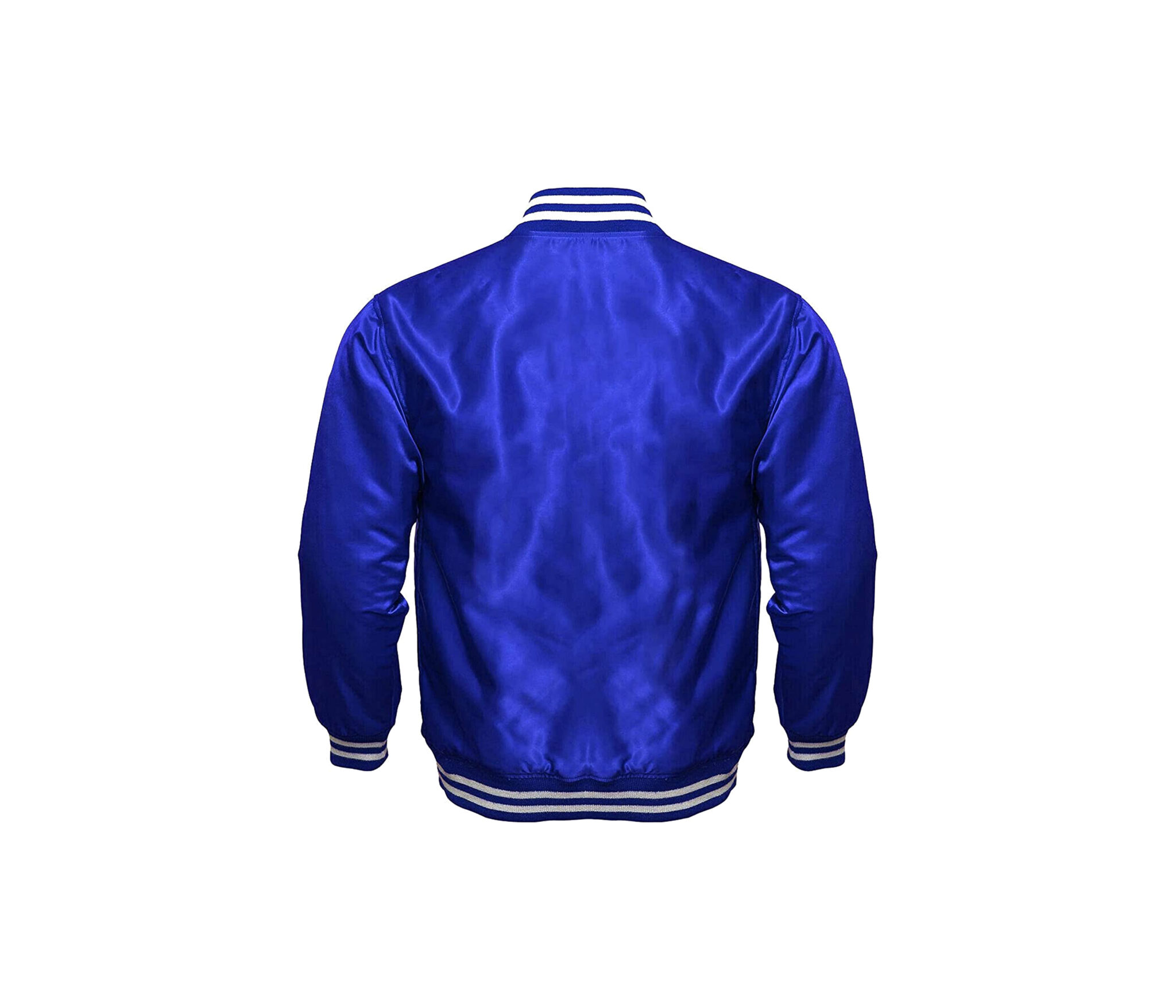 Royal Blue Satin Varsity Jackets BULK | Satin Jackets Manufacturer