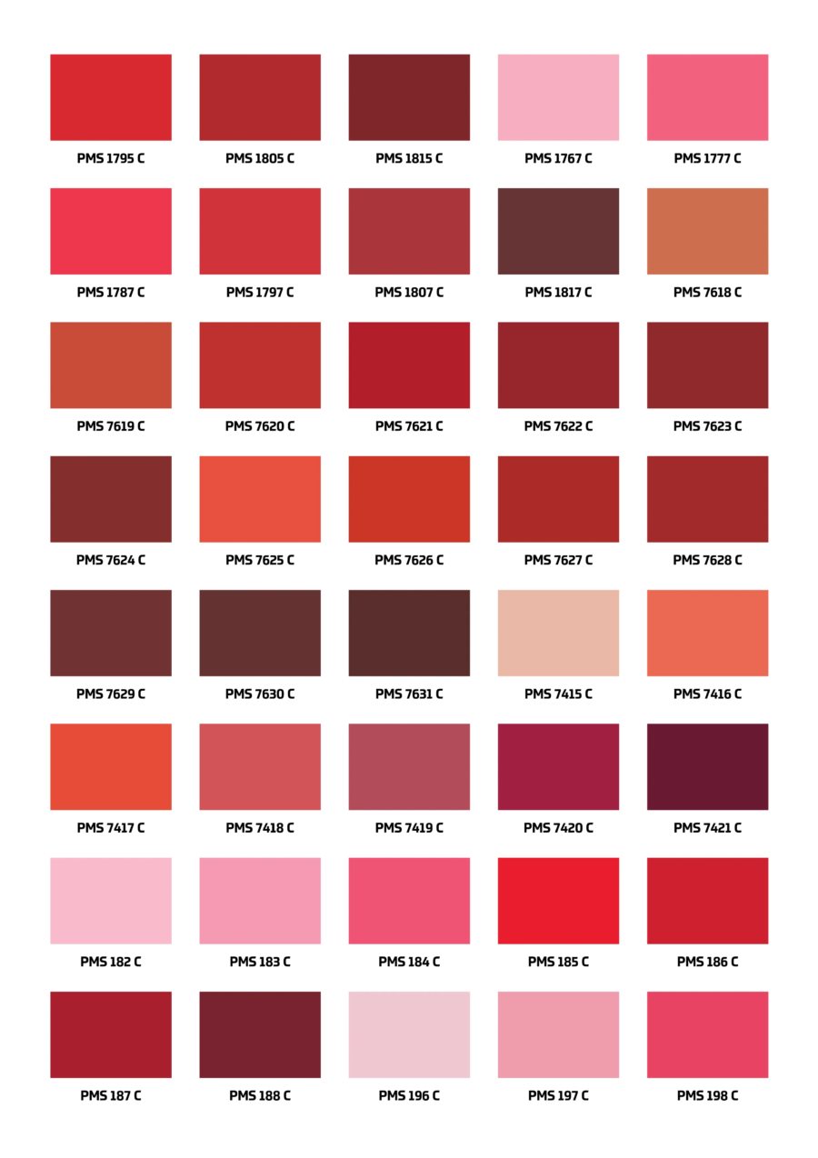 Pantone Colour Chart | PDF & Picture Available | Printing Apparel Sports